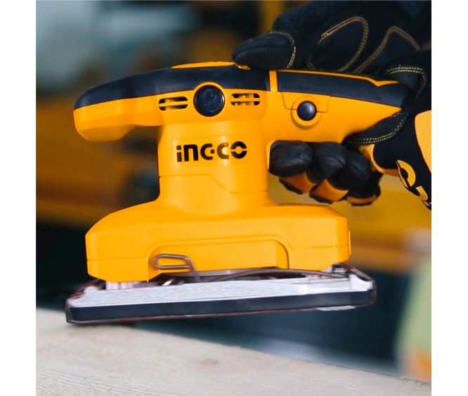 INGCO 320W Corded Finishing Sander with 5pcs Sand Papers FS3208
